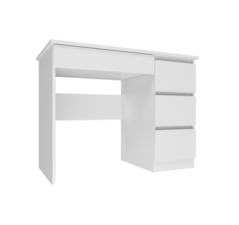 Biurko białe 120 cm BIUR-733-BIEL-MAT | Krisento